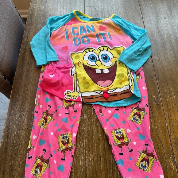 SpongeBob Squarepants | Pajamas | Girls Spongebob Squarepants 2 Piece ...